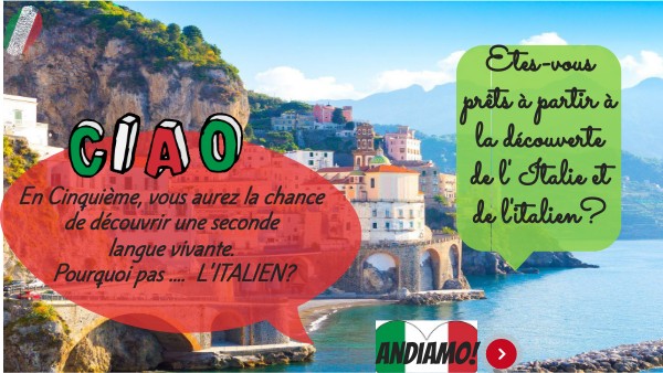 Studiare l'italiano! Che buona idea! | Genially