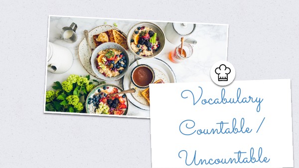 Countable and uncountable | Genially