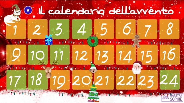 IL CALENDARIO DELL'AVVENTO | Genially