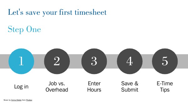 Step 1 - Logging In