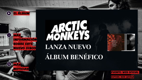 Infografía interactiva - Mar G - Periodismo infográfico -Artic Monkeys