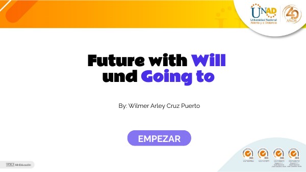 Going to and will | Genially