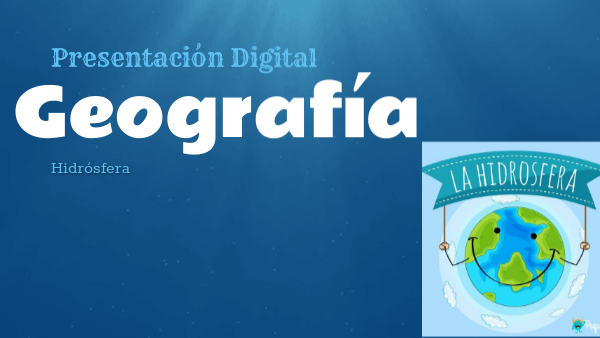 PRESENTACION DE GEOGRAFIA