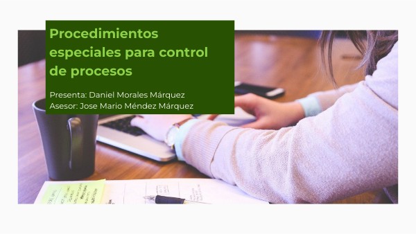 procesos especiales de control | Genially