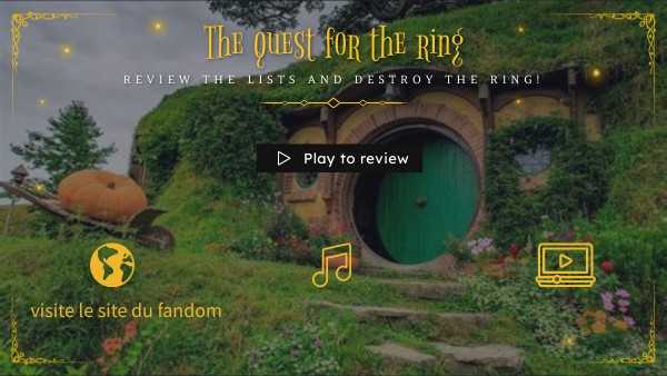 The quest for the ring | Genially