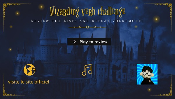 Wizarding verb challenge | Genially
