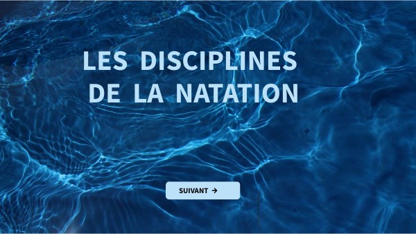 disciplines de la natation | Genially