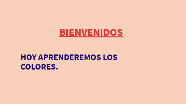 Aprendemos los colores | Genially