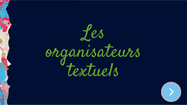 Organisateurs textuels | Genially
