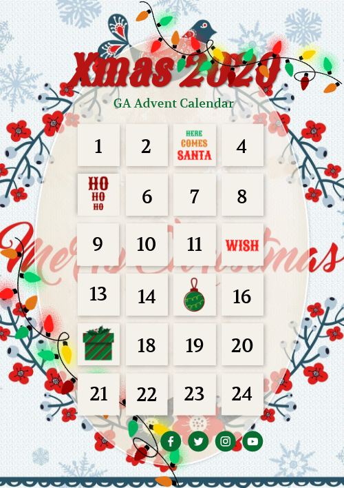 GA Advent Calendar 22-12-2020 | Genially