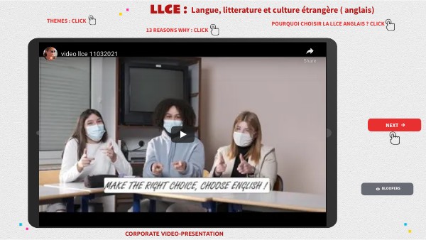 La spécialité anglais LLCE | Genially