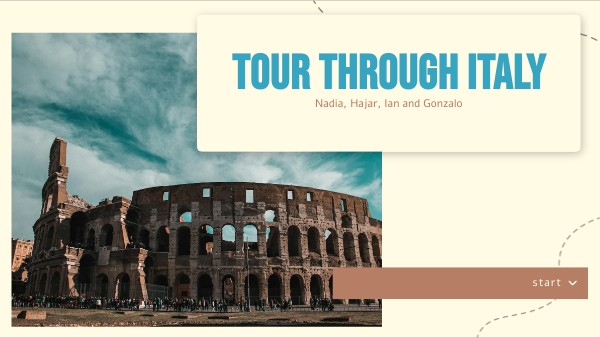 Tour through Italy | Genially