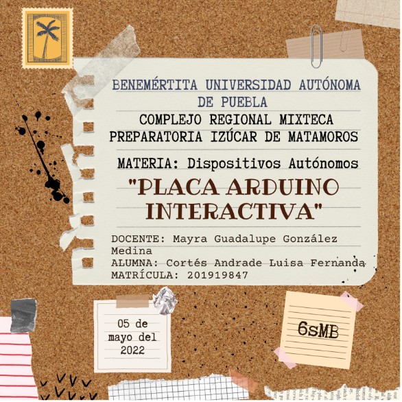 PLACA ARDUINO INTERACTIVA | Genially