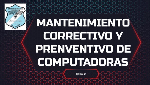 Mantenimiento correctivo y preventivo de computadoras
