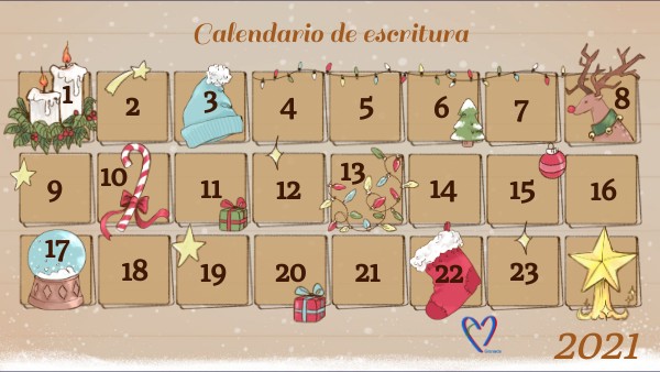 CALENDARIO ADVIENTO ESCRITURA | Genially