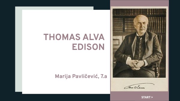 Thomas Alva Edison | Genially