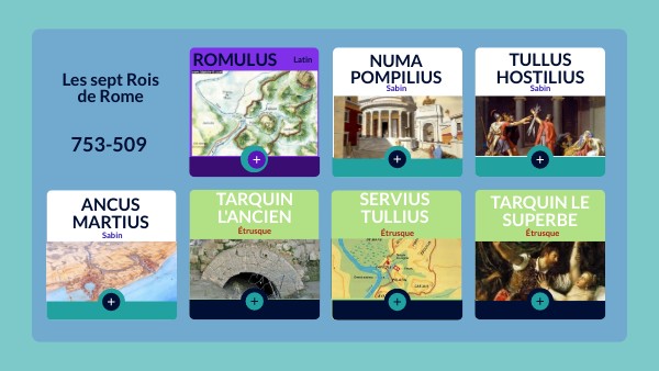 Les sept rois de Rome