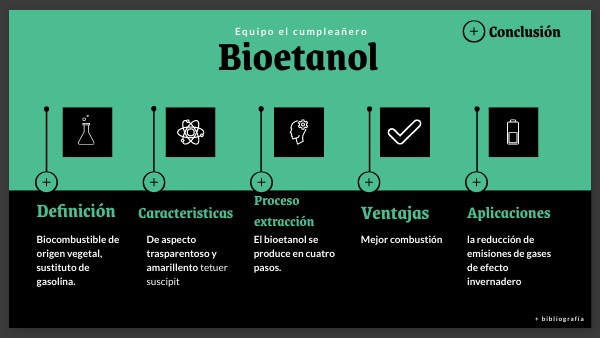 Bioetanol "el cumpleañero" | Genially