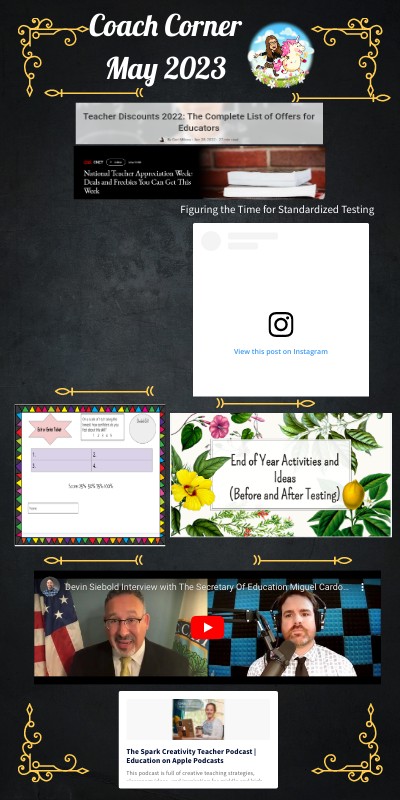 May 2022 Coach Corner | Genially