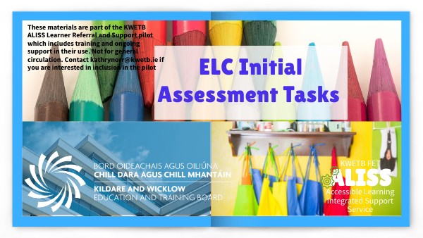 ELC assessments - Baltinglass | Genially