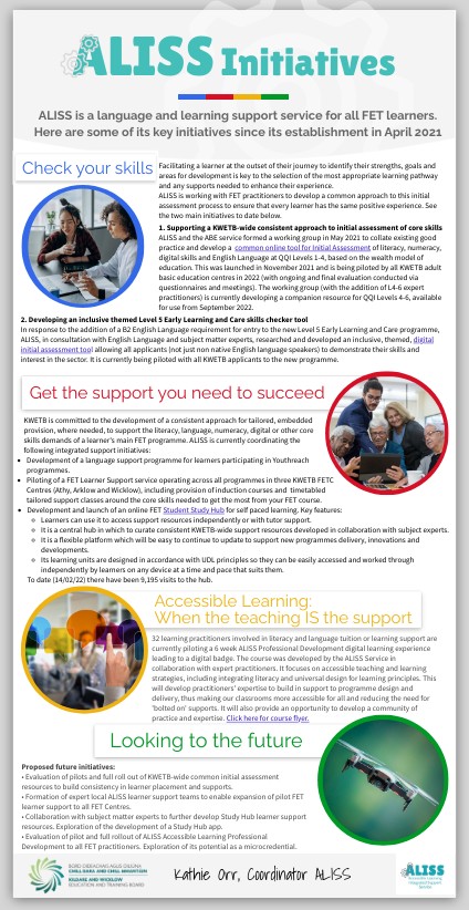 ALISS Initiatives | Genially