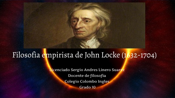FILOSOFIA EMPIRISTA DE JHON LOCKE