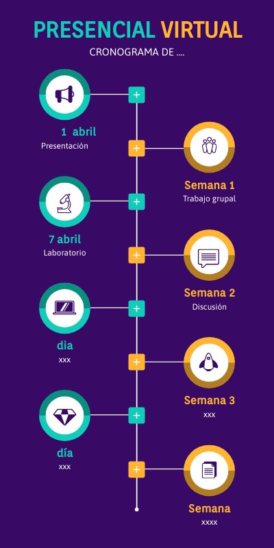 Modelo de cronograma 2 | Genially