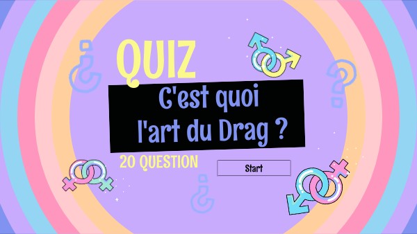 Drag QUIZ | Genially