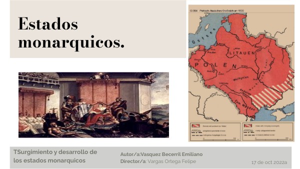 Estados monarquicos.