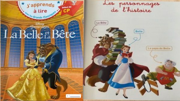 J'apprends à lire: La belle et la bête | Genially