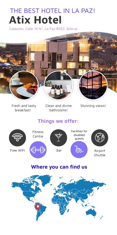 Atix Hotel, leaflet | Genially