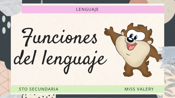 TEMA 3 - LENGUAJE - 5TO SEC | Genially