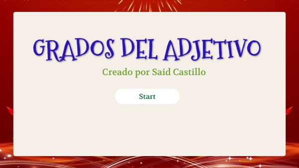 Grados del adjetivo | Genially