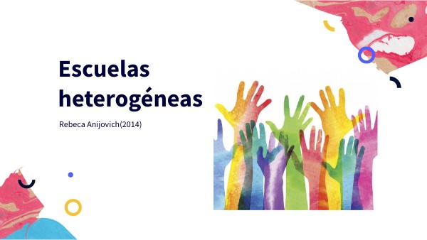 ESCUELA DE AULAS HETEROGÉNEAS | Genially