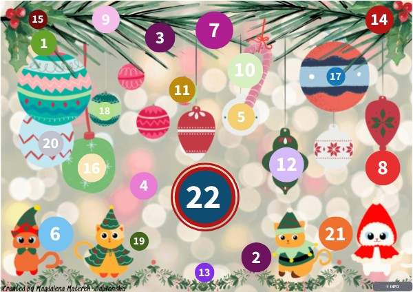 Advent Calendar 2021 for English Lessons | Genially