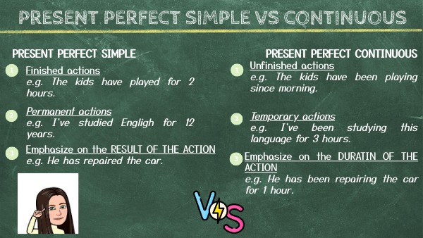 P. PERFECT SIMPLE VS CONTINUOUS APTIS | Genially