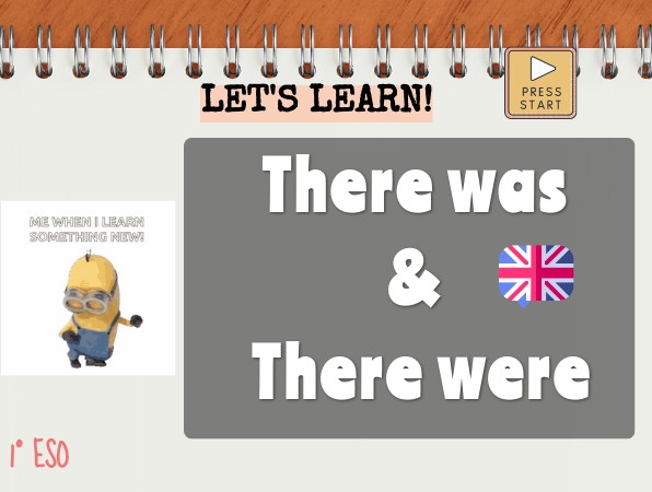 THERE WAS/WERE 1º ESO | Genially