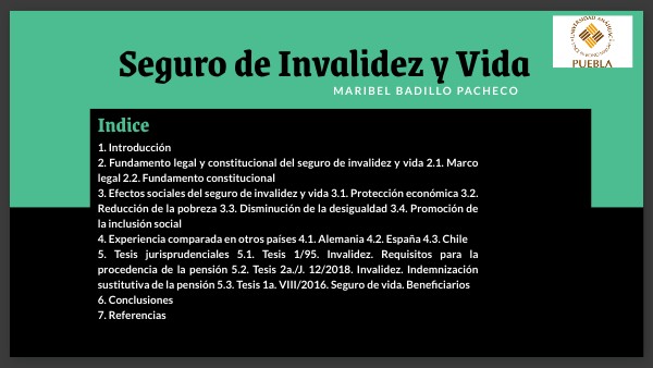 seguro de invalidez y vida | Genially