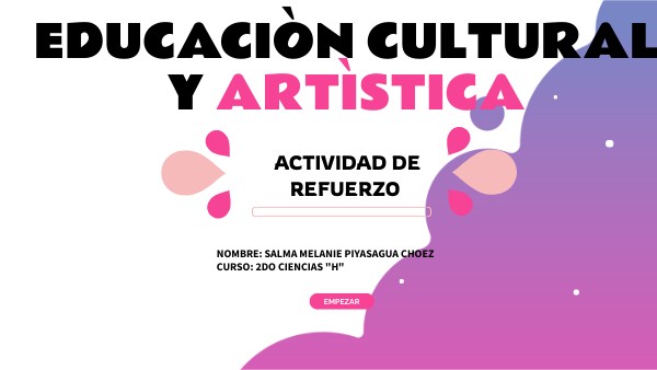 PRESENTACIÓN ACTIVIDAD DE REFUERZO | Genially