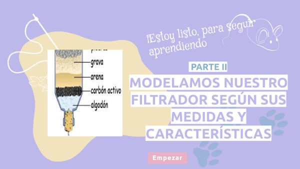 filtrador de agua II | Genially