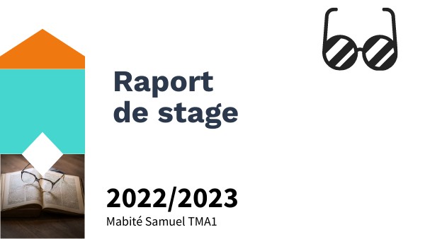 rapport de stage | Genially