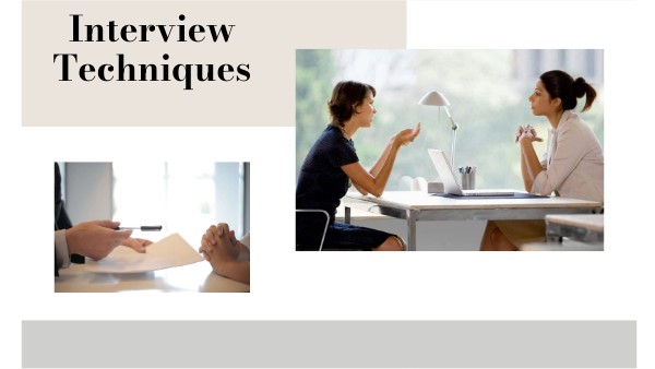 Interview Techniques | Genially