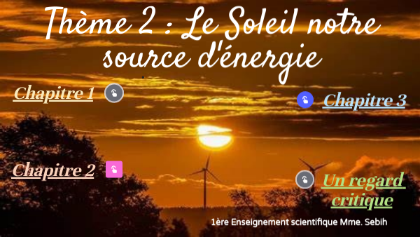 Le soleil, notre source d'énergie | Genially