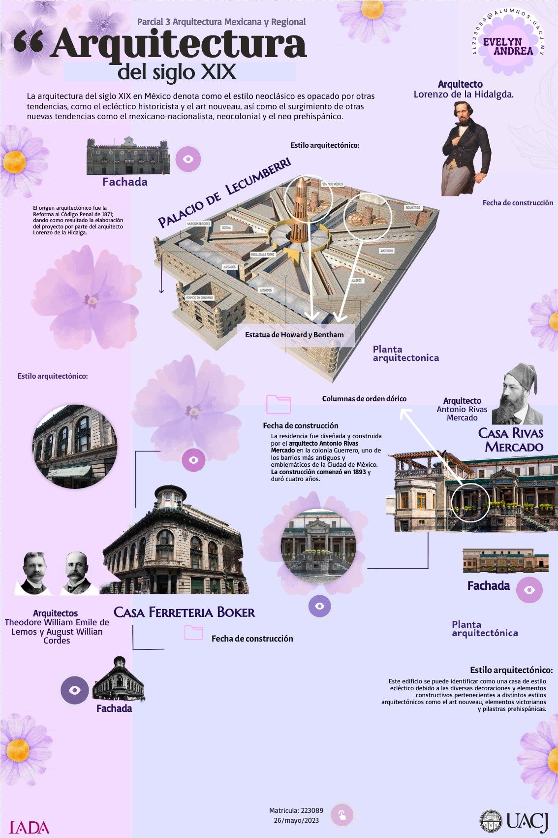 Avance 1 Infografía de Arquitectura Mexicana del siglo XIX | Genially