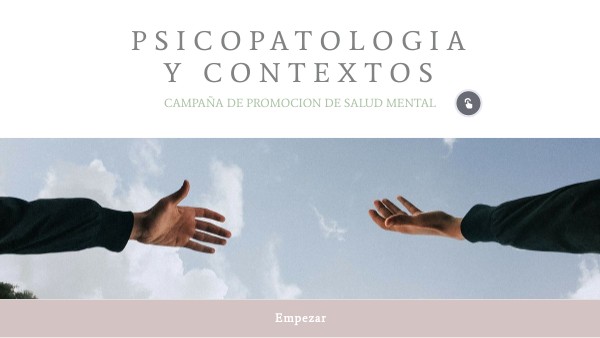 PSICOPATOLOGÍA Y CONTEXTOS