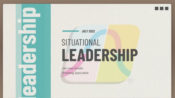 SITUATIONAL LEADERSHIP | Genially