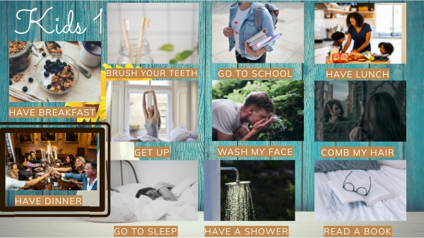 Daily activities | Genially