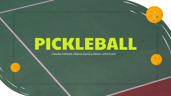 PICKLEBALL | Genially
