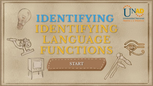 Identifying language functions | Genially