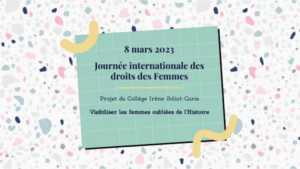 Présentation 8 mars 2023 | Genially